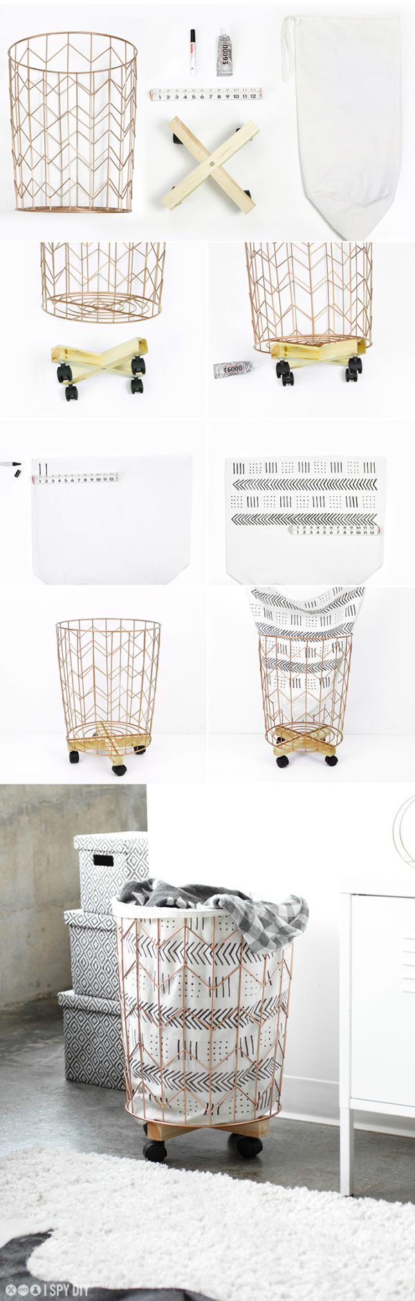 DiY: Φτιάχνω το ομορφότερο καλάθι για άπλυτα σε στυλ Scandinavian